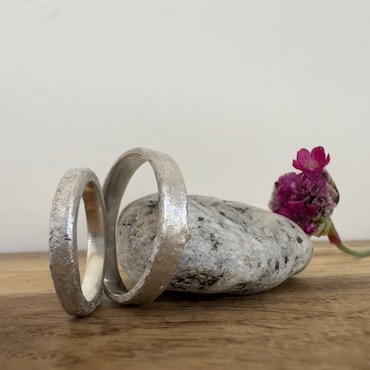 Granite Wedding Rings - Porth